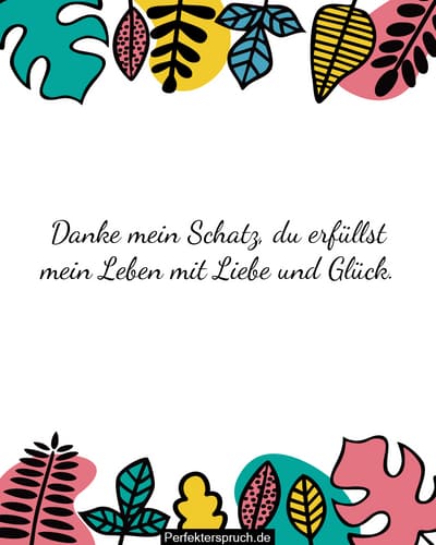 Danke Mein Schatz Sprüche und Zitate