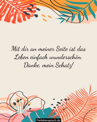 Danke Mein Schatz Sprüche und Zitate