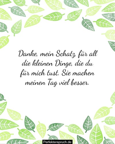 Danke Mein Schatz Sprüche und Zitate
