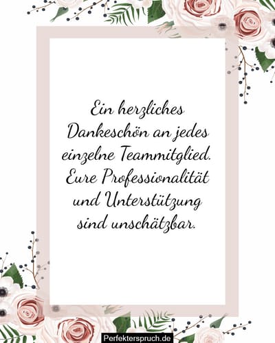 150 Dankes- und Glückwunsch-Sprüche für das Team
