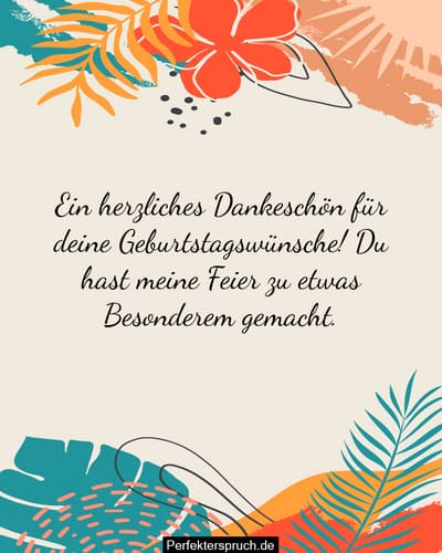 Danke Für Die Geburtstagswünsche