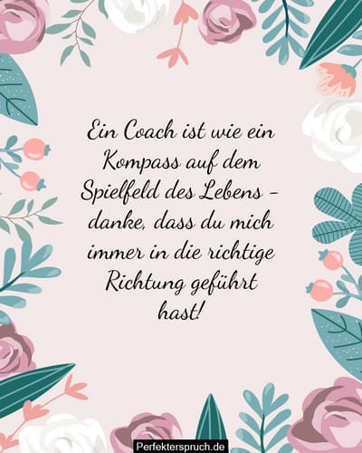 DankesSprüche für Trainer
