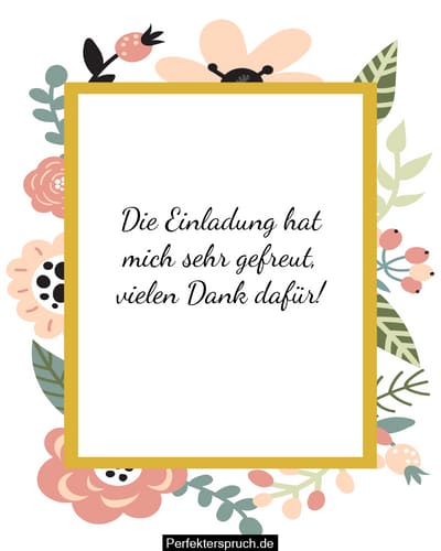 150 Beste DankesSprüche für eine Einladung