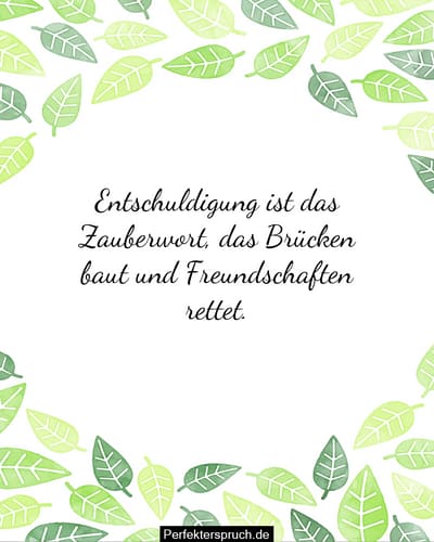 150 EntschuldigungsSprüche fuer Freund - Entschuldigungszitate