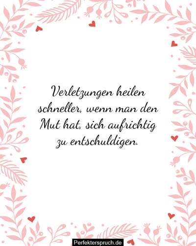 150 EntschuldigungsSprüche und Entschuldigungszitate