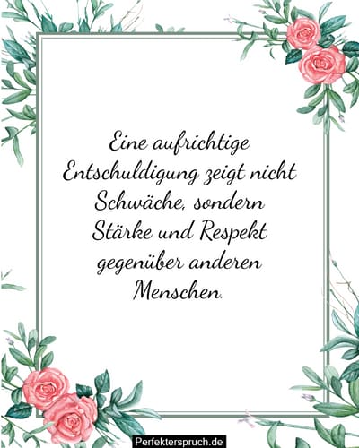 150 EntschuldigungsSprüche und Entschuldigungszitate