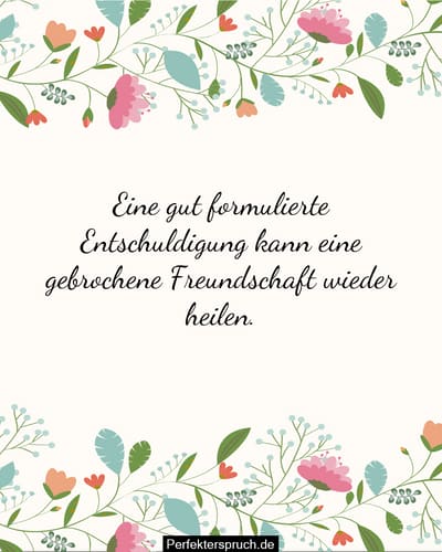 150 EntschuldigungsSprüche und Entschuldigungszitate