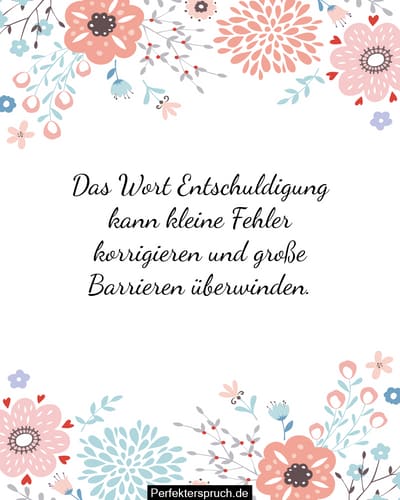 150 EntschuldigungsSprüche und Entschuldigungszitate