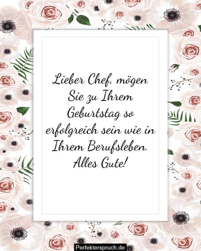 150 Geburtstagswünsche für den Chef - Alles Gute zum Geburtstag, Chef