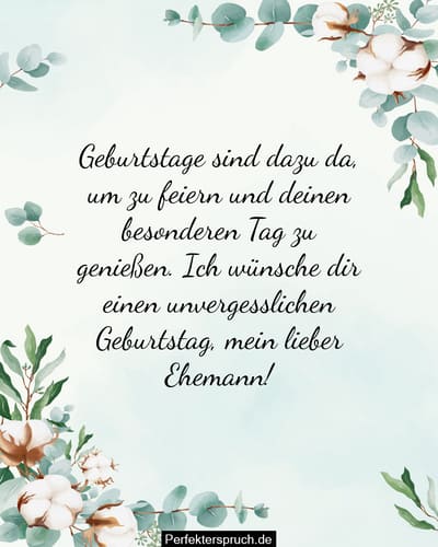 150 Beste Geburtstagswünsche Für Deinen Ehemann