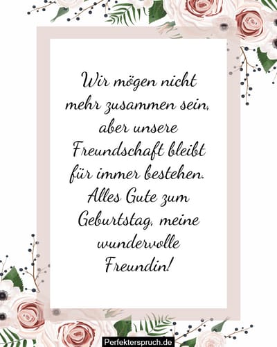 Wunderbar Geburtstagsgrusse Fur Gute Freundin Bild