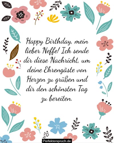 150 Glückwünsche zum Geburtstag für den Neffen