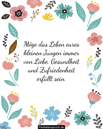 Neugeborenes Baby Junge Wünsche - Glückwünsche Zur Geburt Eines Jungen