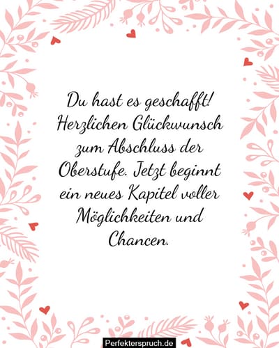 150 Glückwünsche und Sprüche zum Abschluss der Oberstufe