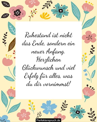 150 Ruhestandswünsche, Sprüche und Zitate