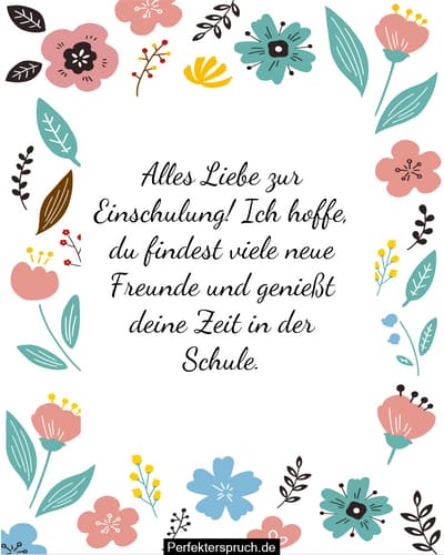 150 Glückwünsche zur Einschulung mit Bildern zum Runterladen