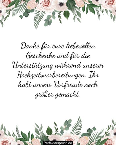 150 Hochzeitsdusche Dankeschoen-Sprüche