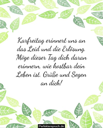 150 Karfreitagswünsche, Sprüche und Zitate