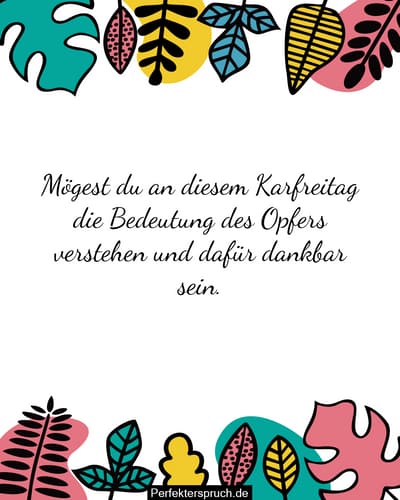 150 Karfreitagswünsche, Sprüche und Zitate