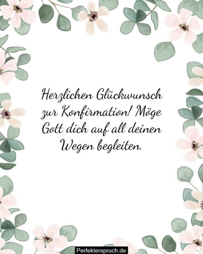 Gluckwunsch Zur Konfirmation Von Eltern