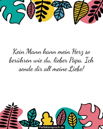 LiebesSprüche für Papa - Ich liebe Dich Papa Zitate