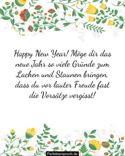 150 Lustige Neujahrswünsche und Zitate