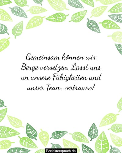 Motivierende Sprüche für das Team – Worte der Ermutigung