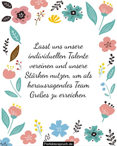 Motivierende Sprüche für das Team – Worte der Ermutigung