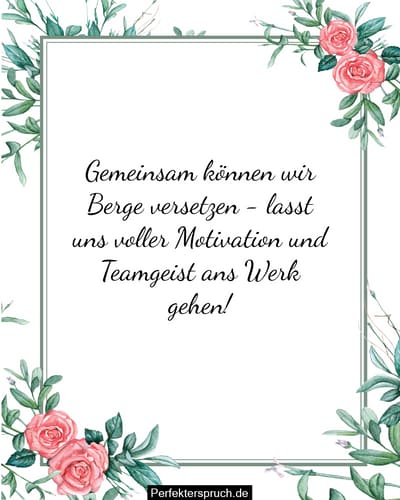 Motivierende Sprüche für das Team – Worte der Ermutigung