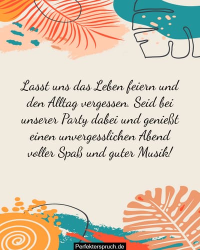 Über 150 Party-Einladungstexte und Formulierungsideen
