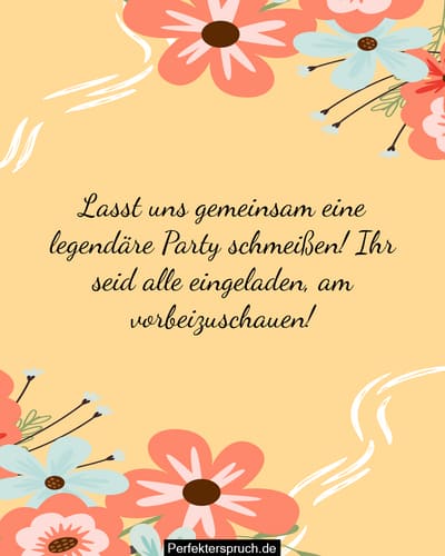 Sprche Zur Party