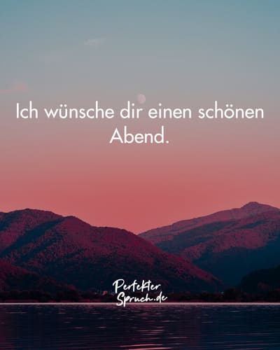 121 Schönen Abend Bilder für die Seele zum runterladen