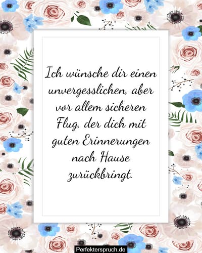 Sichere Flug Wünsche - Guten Flug