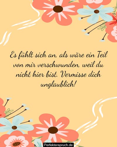150 Vermisse Dich Zitate und Sprüche für Freunde