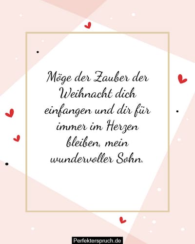 150 Frohe Weihnachtswünsche Für Sohn