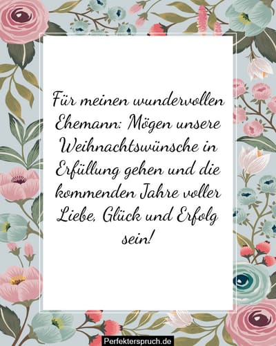 150 Frohe Weihnachtswünsche für den Ehemann