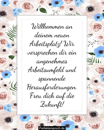 WillkommensSprüche für neuen Mitarbeiter oder Teammitglied